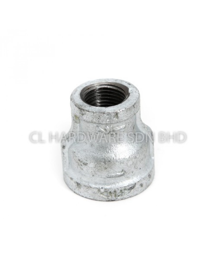2.5 X Pipe 2 X 1 1/2 PIPE BELL REDUCER GALVANIZED P 14100026 X Pipe 2.5